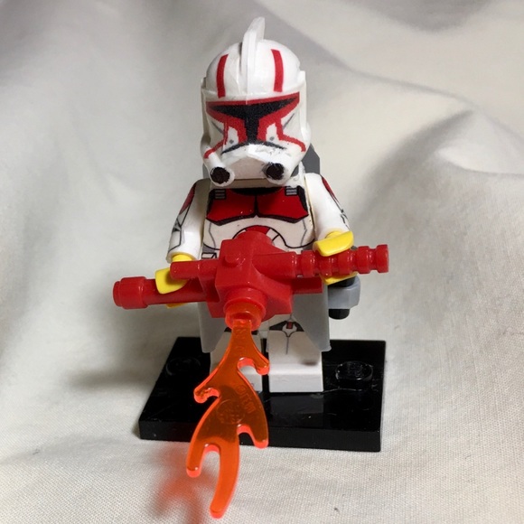 Lego | Other | Lego Custom Starwars Commander Minifigure Wjetpac | Poshmark